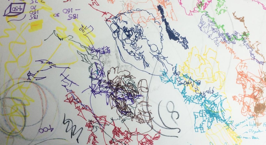 BLIND CONTOUR DRAWING • DRAWING EXERCISE