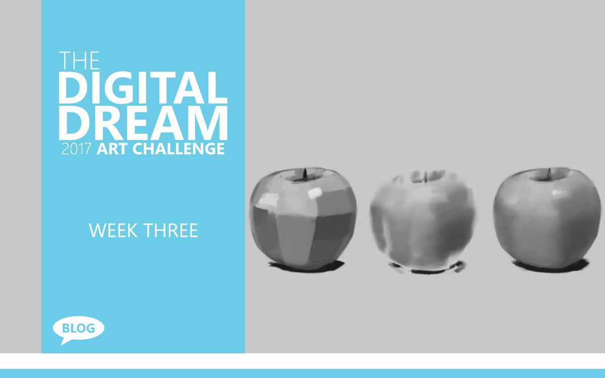 LEARNING DIGITAL PAINTING WEEK THREE - THE DIGITAL DREAM
