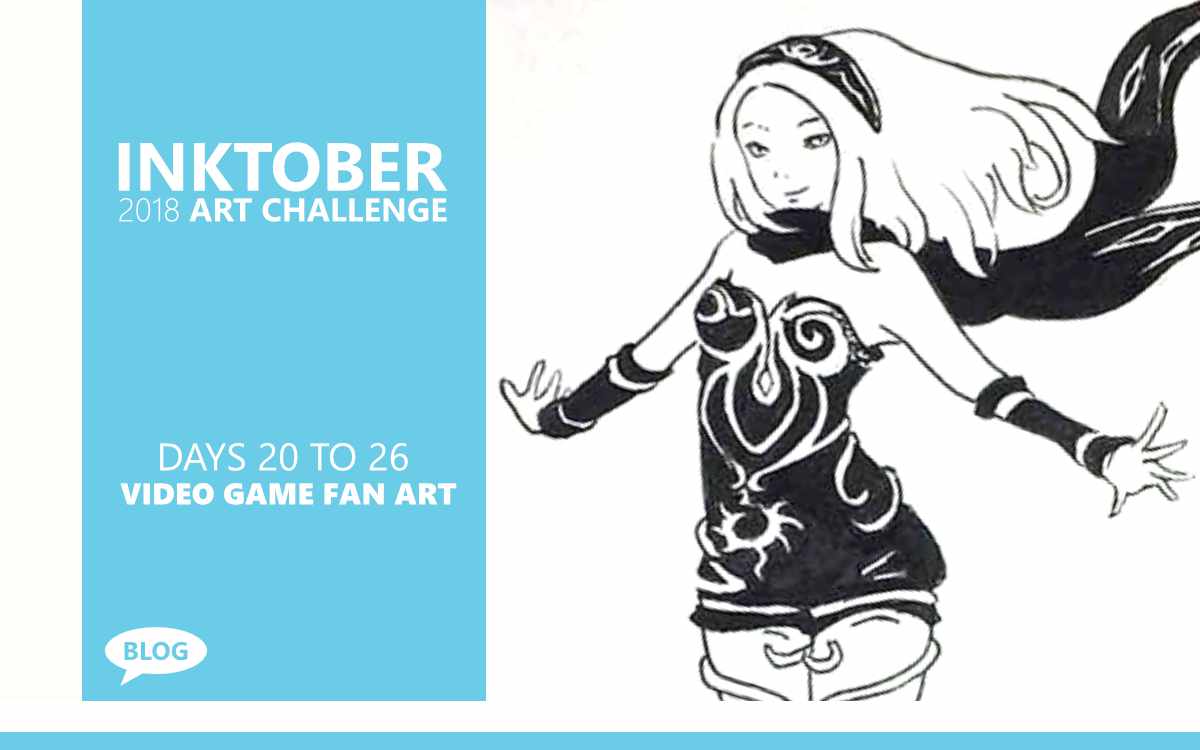 INKTOBER 2018 DAYS 20 TO 26 - INK SKETCHING