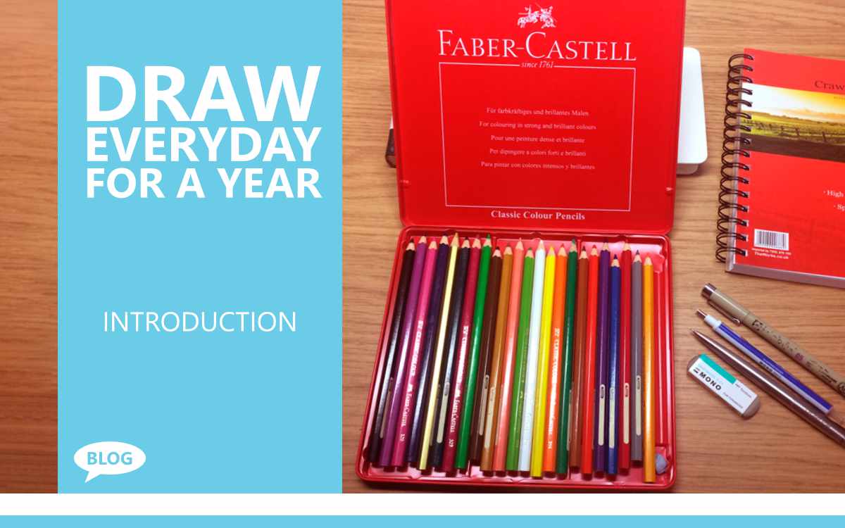 DRAW EVERYDAY FOR A YEAR ART CHALLENGE • ART BLOG